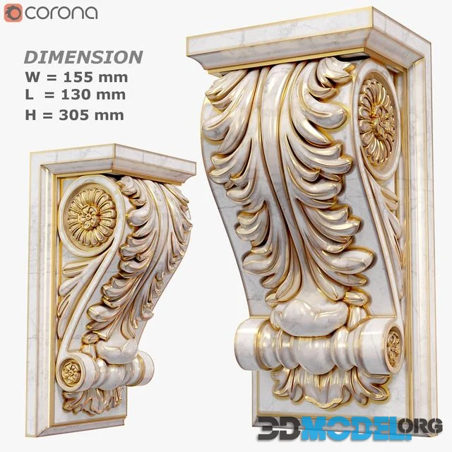 3D Model – Brackets 01