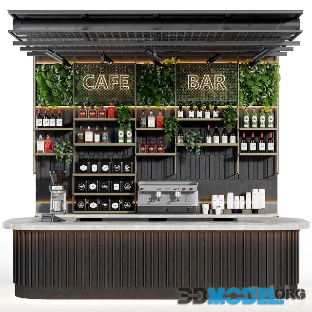 3D Model – Cafe bar vol1