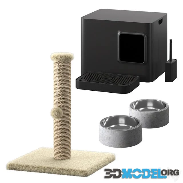 3D Model – Cat accessories