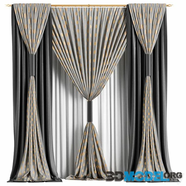 3D Model – Curtain #24