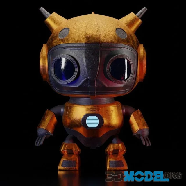 3D Model – Cute robot