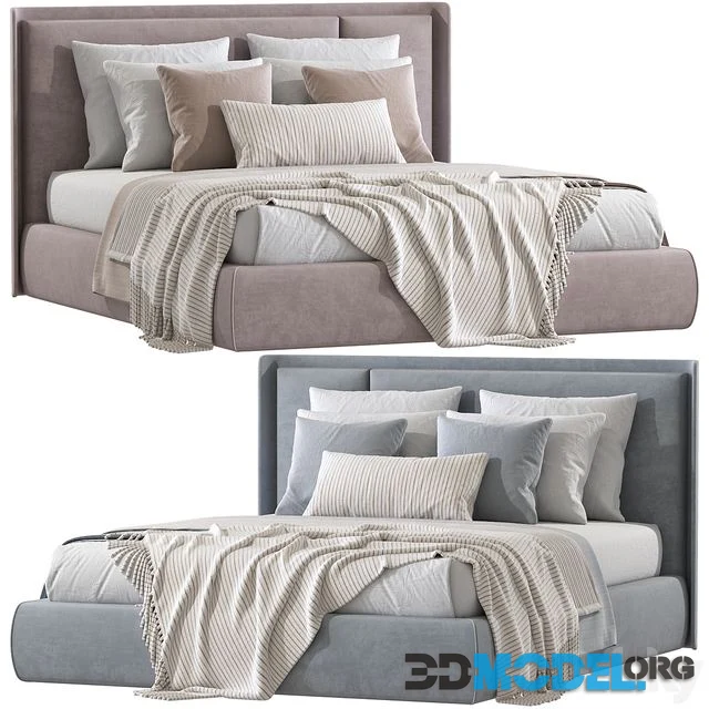 3D Model – Double bed Most 150