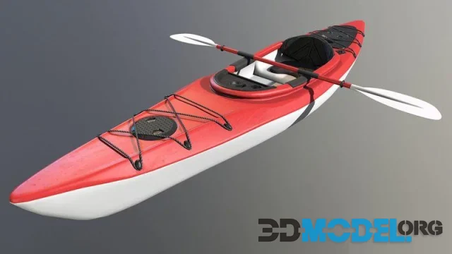 3D Model – Kayak (PBR)