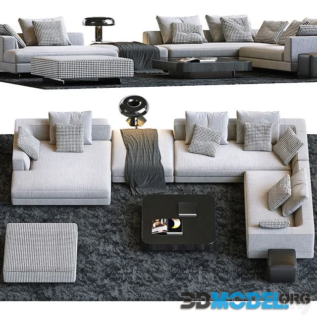 3D Model – MINOTTI SET 18