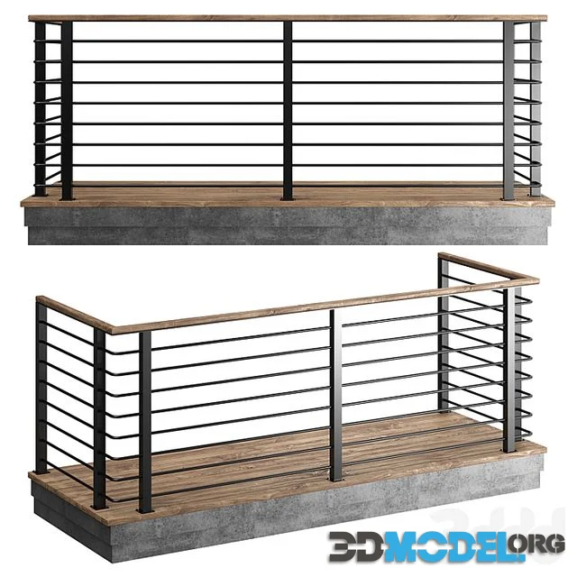 3D Model – Railing 36