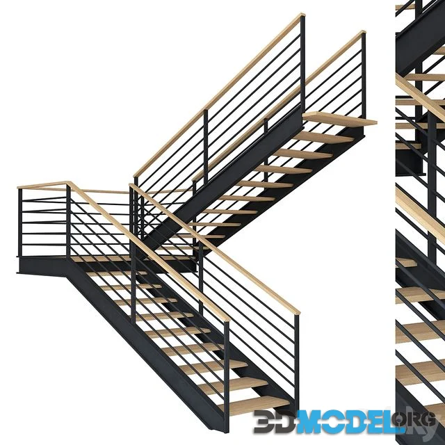 3D Model – Staircase 005