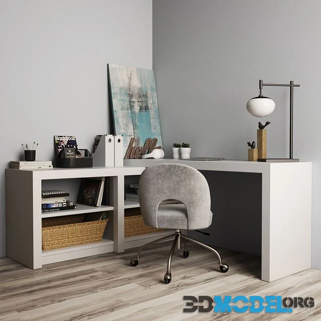 3D Model – Workplace 06