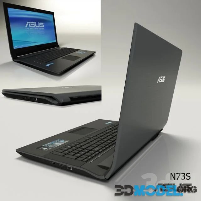 3D Model – Asus N73s