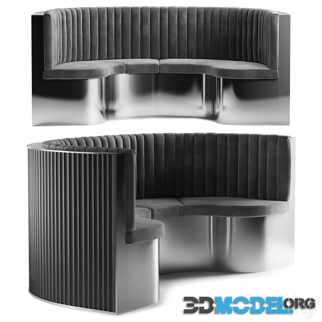 3D Model – Circle sofa 2