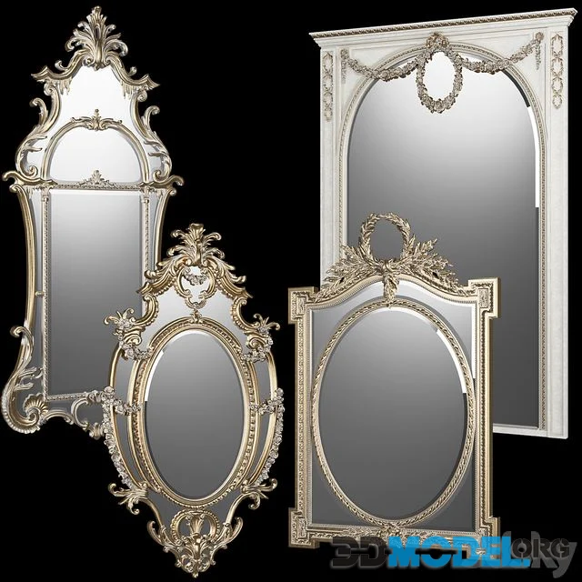 3D Model – classical mirrors