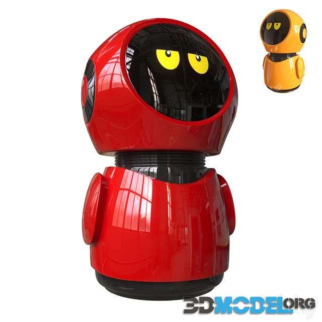 3D Model – cute robot