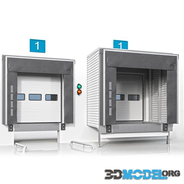 3D Model – Dock shelters