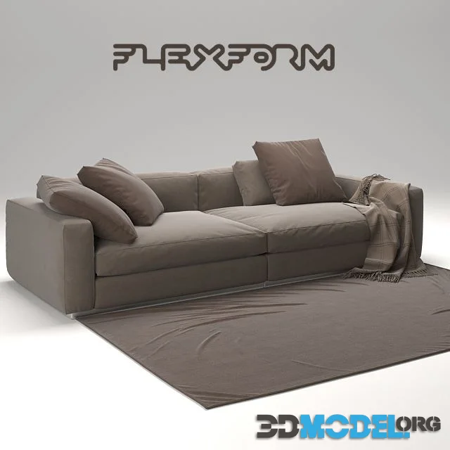 3D Model – flexform sofa