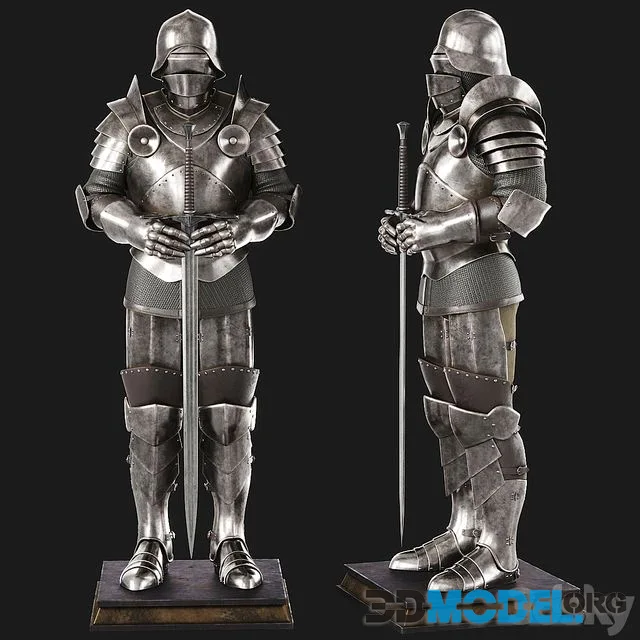 3D Model – Knight armor