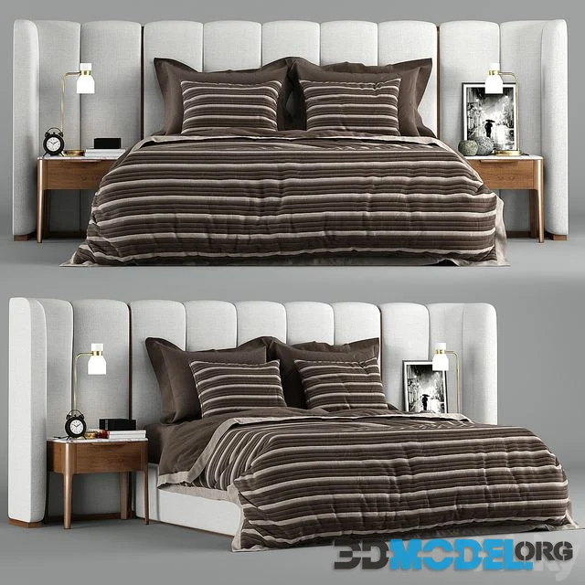3D Model – linen Bed Aida