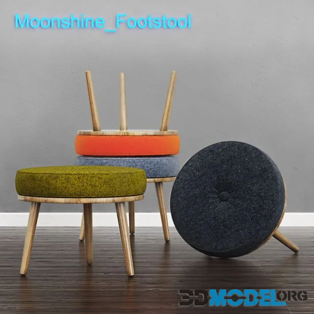 3D Model – Moonshine_Footstool