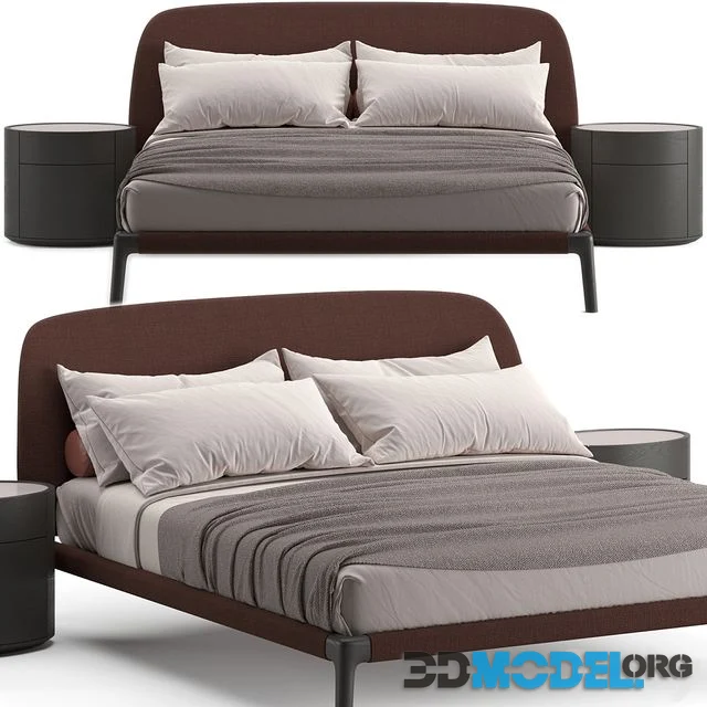 3D Model – Poliform Curve Bed