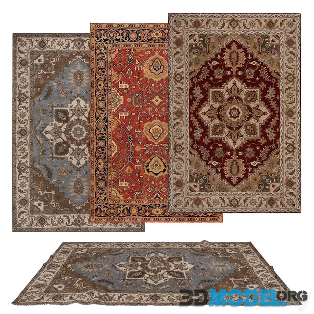 3D Model – Rugs set