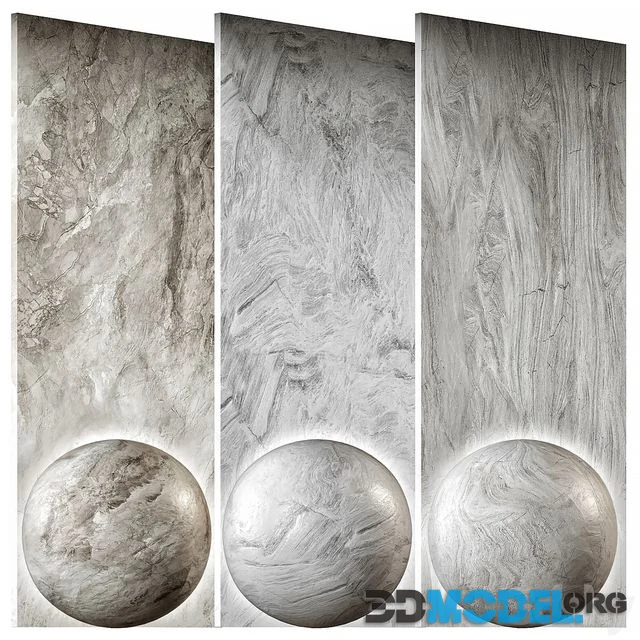 3D Model – stone materials