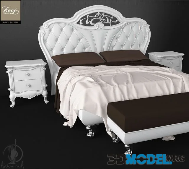 3D Model – TreCi Glamour Bed