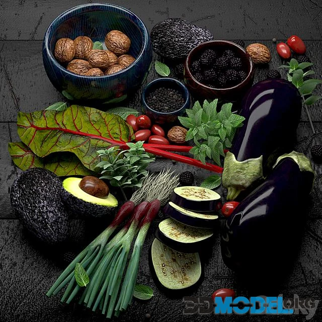 3D Model – Vegetables