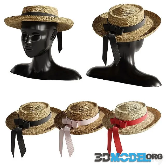 3D Model – Woman Hat 4