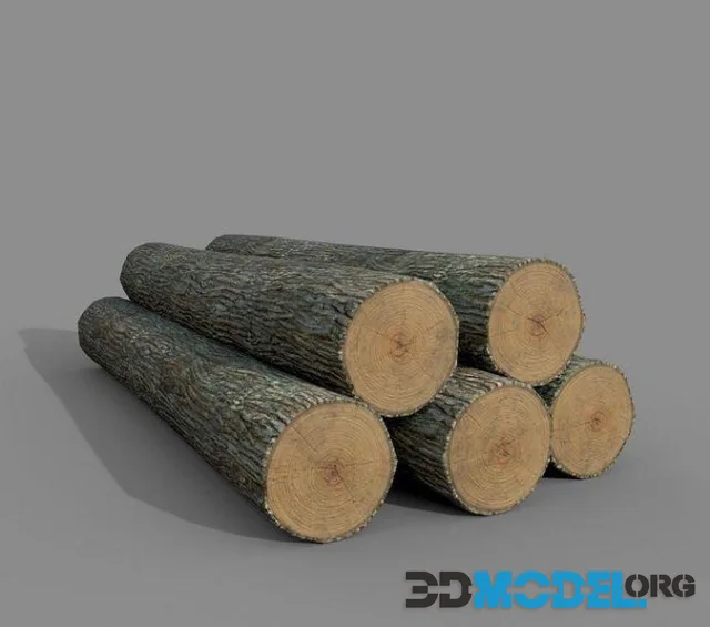 3D Model – Wood Logs