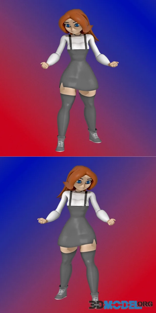 3D Model – Annie – Printable