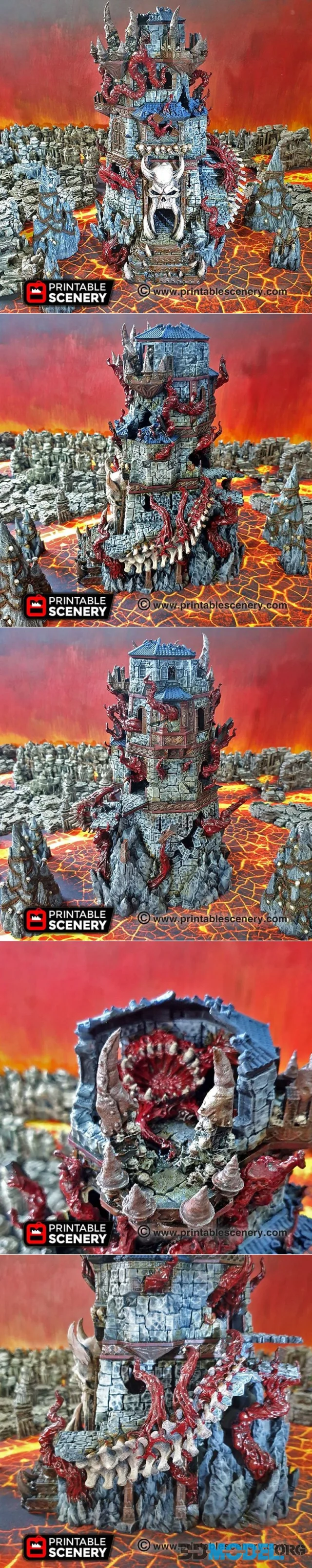 3D Model – Demonhelm – Printable