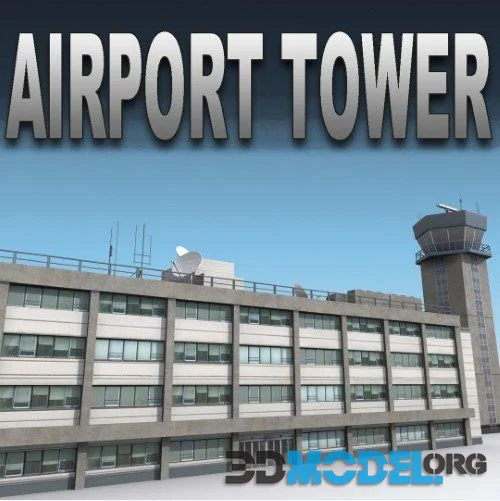 3D Model – Airport Tower