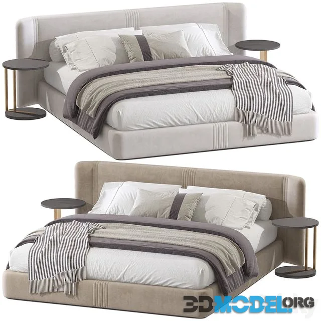 3D Model – Double bed 96