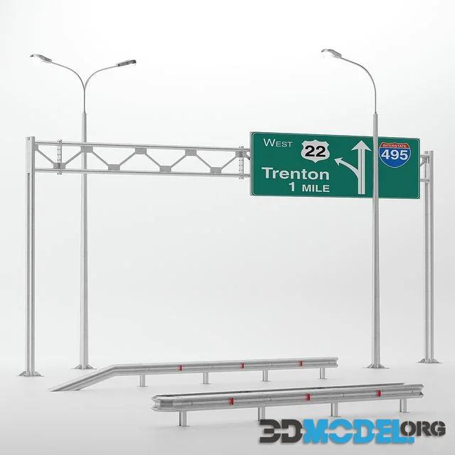 3D Model – Highway kit