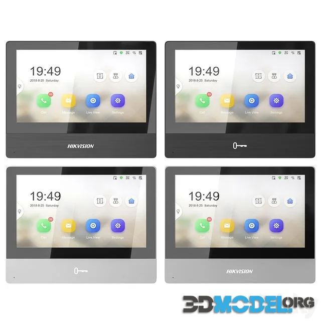 3D Model – Hikvision intercoms