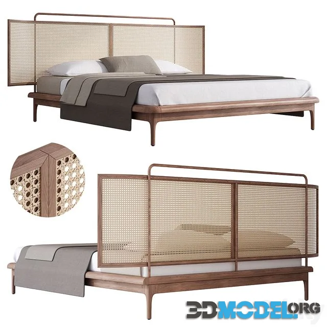 3D Model – Marte Platform Bed