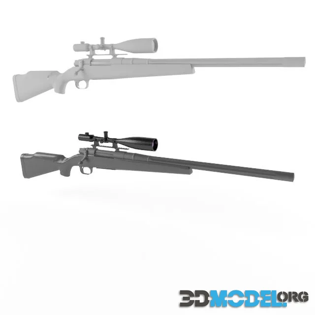 3D Model – Sniper rifle