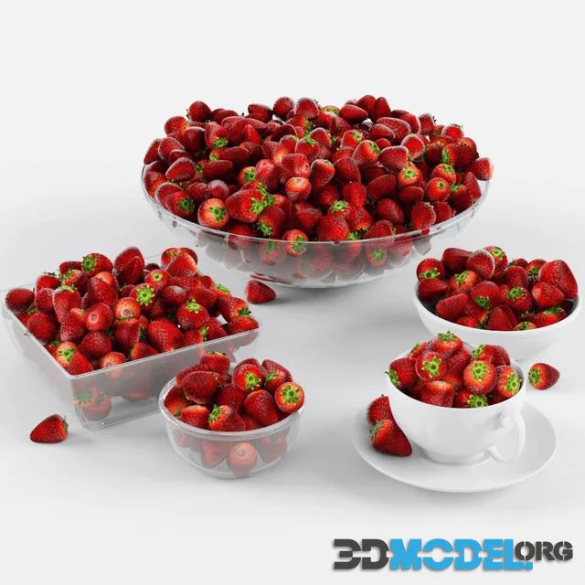 3D Model – Strawberry