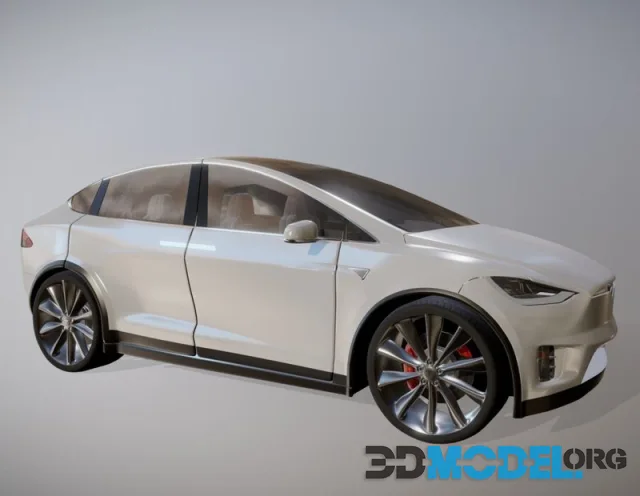 3D Model – Tesla MODEL X [Animation] (PBR)