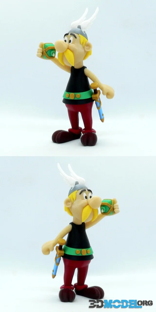 3D Model – Asterix – Printable