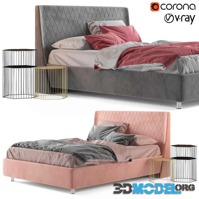 3D Model – Askona Emma bed