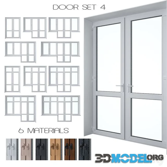 3D Model – Door Set 4