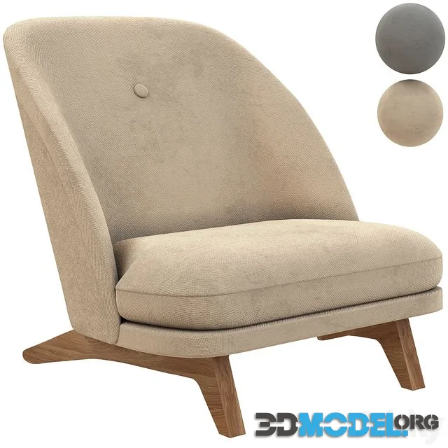 3D Model – Georgia chair