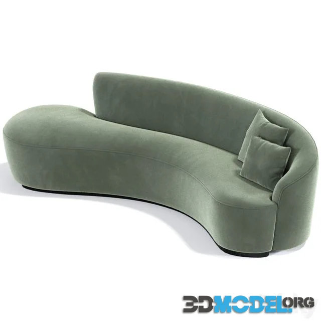 3D Model – Modern Curved Sofa