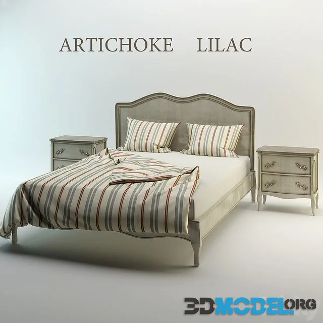 3D Model – Lilac Artichoke