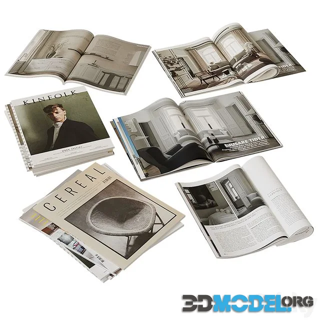 3D Model – Magazines 2