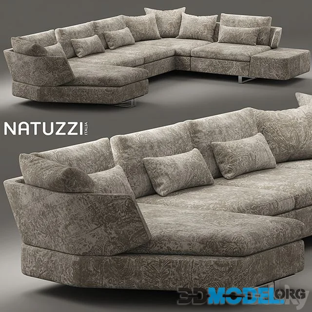 3D Model – Sofa natuzzi opus