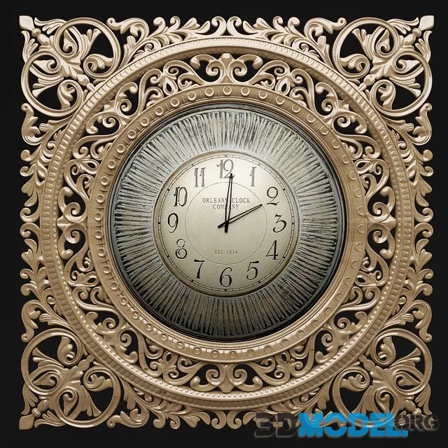 3D Model – Wall clock