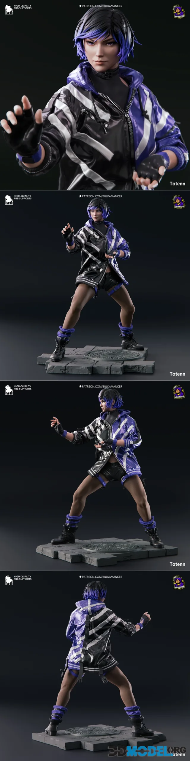 3D Model – Bulkamancer Sculpts - Reina – Printable