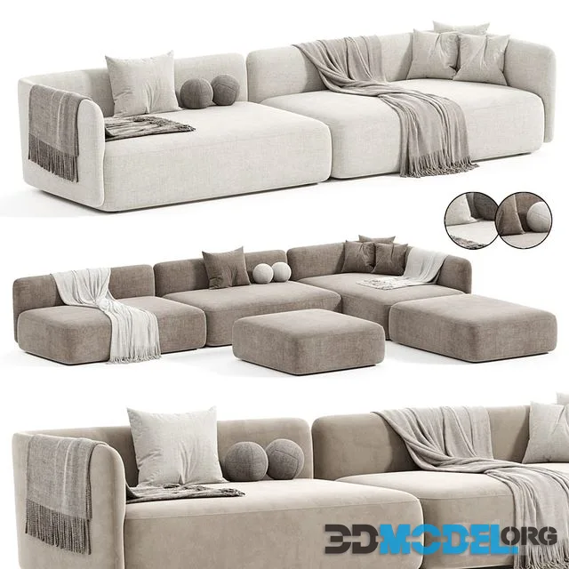 3D Model – COZY sofa