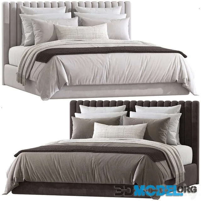 3D Model – Double bed 144