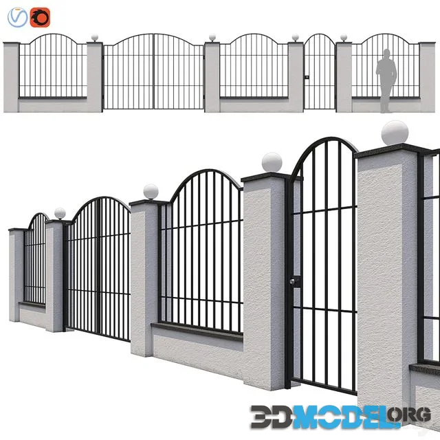 3D Model – Fence_03
